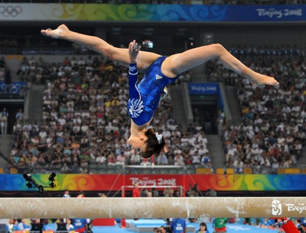 Britains Rebecca Wing Flips Air During Editorial Stock Photo - Stock ...