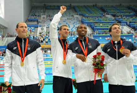 Usas Gold Medal Team Mens 4x100m Editorial Stock Photo - Stock Image ...