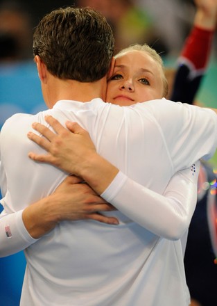 American Gymnast Nastia Liukin Hugs Her Editorial Stock Photo - Stock ...