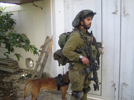Israeli Army Officers Soldiers Gather Briefing Editorial Stock Photo ...