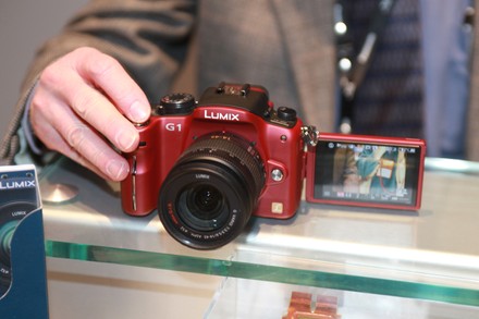 Panasonic Displays Their Newest Lumix G1 Editorial Stock Photo - Stock ...