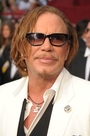 Best Actor Nominee Mickey Rourke Arrives Editorial Stock Photo - Stock ...