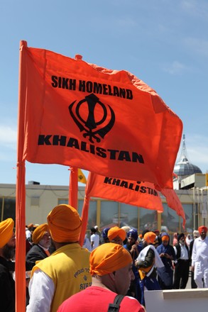 Canadian Prokhalistan Sikhs Protest Against Indian Editorial Stock ...