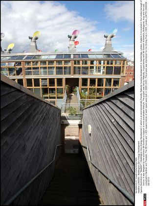 Beddington Zero Energy Development Hackbridge London Editorial Stock ...