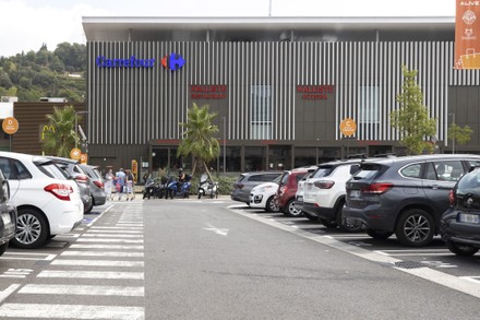 Shopping Centre Carrefour Nice Lingostiere Route Editorial Stock Photo ...