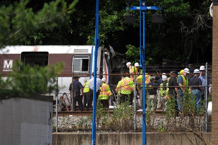 imágenes de Metro train crash in Washington, District of Columbia ...