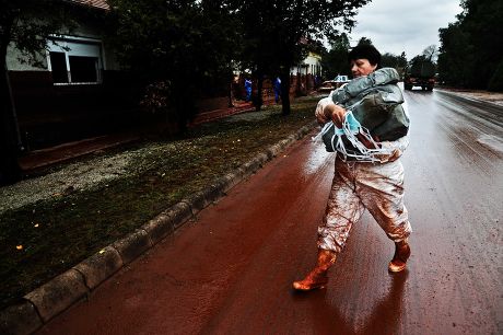 Villager Walks Surrounded By Toxic Mud Editorial Stock Photo - Stock ...
