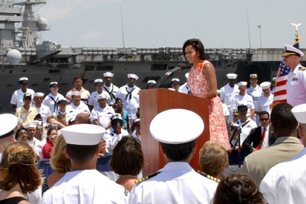 090731n5700g127 Norfolk Va July312009 First Lady Editorial Stock Photo ...