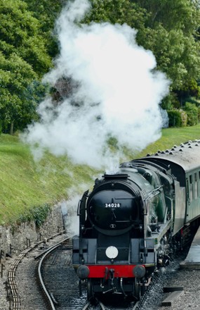 Classic 1940s Express Steam Locomotive Bullied Editorial Stock Photo ...