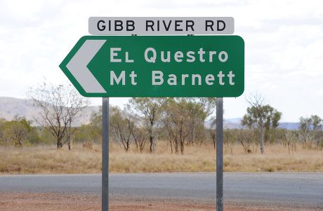 Road Sign El Questro Kimberley Western Editorial Stock Photo - Stock ...