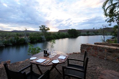 Dining Room By River El Questro Editorial Stock Photo - Stock Image ...