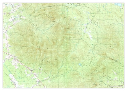 Usa Timeless Maps Pliny Range New Editorial Stock Photo - Stock Image ...