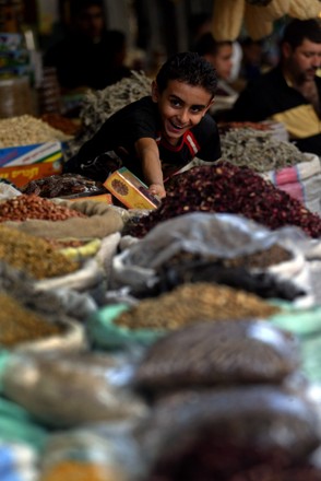 Palestinian Boy Sells Traditional Foods Alzaoya Editorial Stock Photo ...