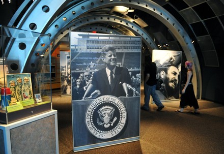 Visitors Walk Through Exhibit Inside Nasas Editorial Stock Photo ...
