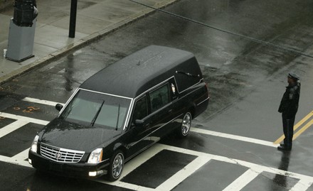 Funeral Procession Hearse That Carrying Casket Editorial Stock Photo ...