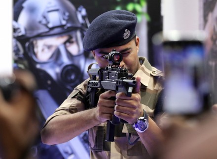 Indian Security Personnel Poses Uzi Pro Editorial Stock Photo - Stock ...