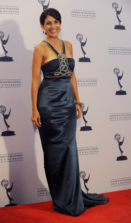 Actress Lisa Edelstein Appears Backstage Creative Editorial Stock Photo ...