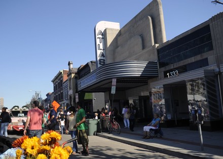 Atlas Theater Seen Historic Atlas District Editorial Stock Photo ...