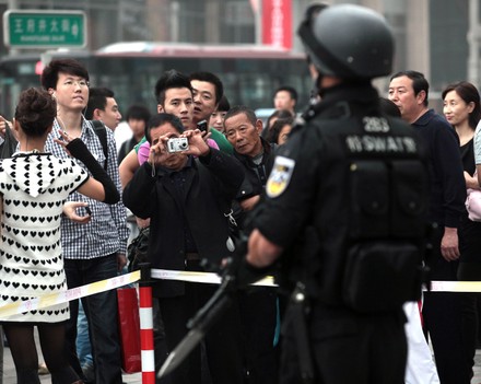 Chinese Swat Team Bayoneted Automatic Rifles Editorial Stock Photo ...