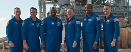 Six Man Crew Nasas Space Shuttle Editorial Stock Photo - Stock Image ...
