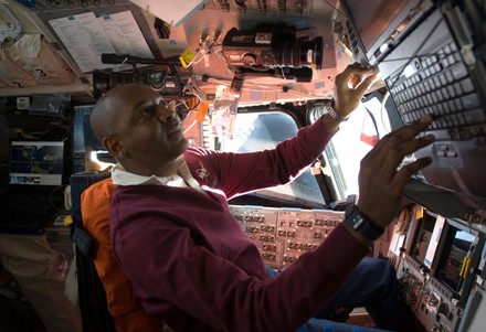 This Nasa Photo Taken By Sts129 Editorial Stock Photo - Stock Image ...