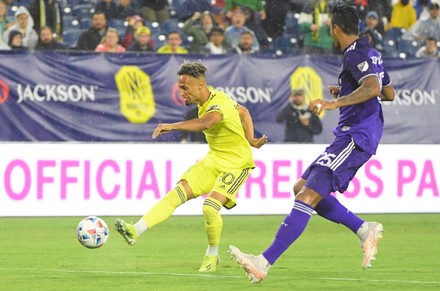 MLS Orlando City vs Nashville SC, Nashville, USA - 18 Aug 2021 Stock ...