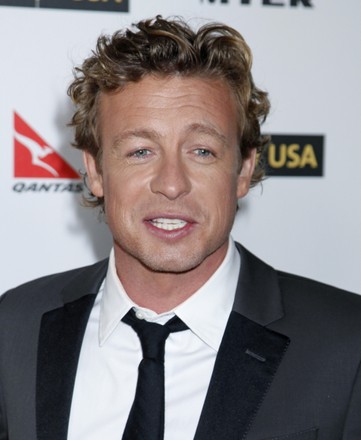 Simon Baker Arrives On Red Carpet Editorial Stock Photo - Stock Image ...
