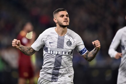 Mauro Icardi Inter Milan Celebrates Scoring Editorial Stock Photo ...