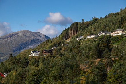 Valldal Valldalen Fishing Sylte Valldal Valley Editorial Stock Photo ...