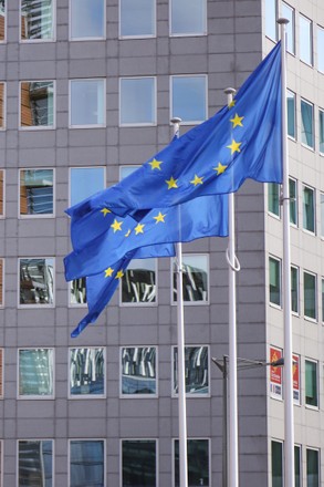 Flags Europe European Flag Symbol Council Editorial Stock Photo - Stock ...