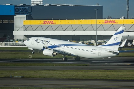 El Al Israel Airlines Boeing 737800 Editorial Stock Photo - Stock Image ...