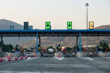 Road Toll Station On Greek Highway Editorial Stock Photo - Stock Image ...