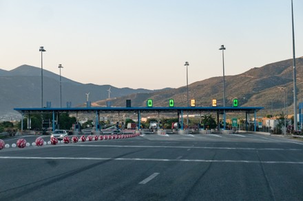 Road Toll Station On Greek Highway Editorial Stock Photo - Stock Image ...