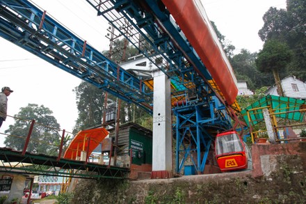 Darjeeling Ropeway Cable Car Connecting Darjeeling Editorial Stock ...
