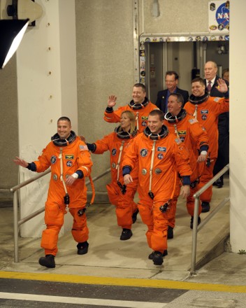 Six Person Crew Nasas Space Shuttle Editorial Stock Photo - Stock Image ...