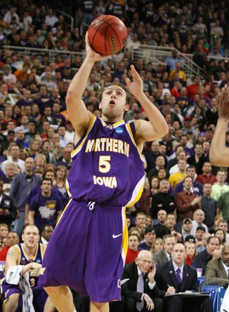 Northern Iowas Ali Farokhmanesh Shoots Layup Editorial Stock Photo ...