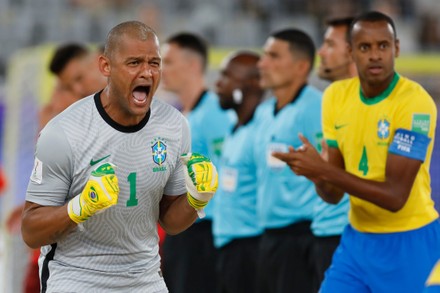 Brazilian Hand Moments Before Match Between Editorial Stock Photo ...