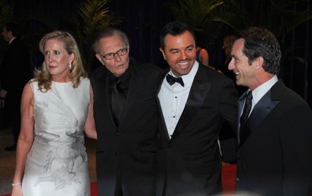 L R Unidentified Larry King Family Editorial Stock Photo - Stock Image ...
