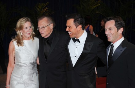 L R Unidentified Larry King Family Editorial Stock Photo - Stock Image ...