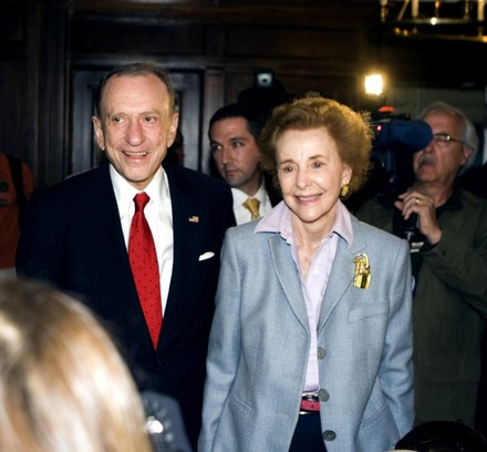 Sen Arlen Specter Dpa His Wife Editorial Stock Photo - Stock Image ...