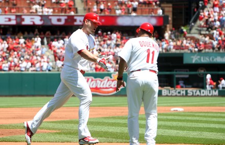 St Louis Cardinals Matt Holliday Congratulatred Editorial Stock Photo ...