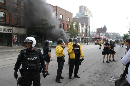 Large Anti G8 G20 Afternoon Protest Editorial Stock Photo - Stock Image ...
