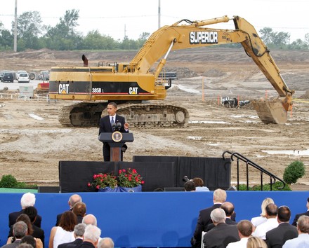 Large Backhoe Behind Him U S Editorial Stock Photo - Stock Image ...
