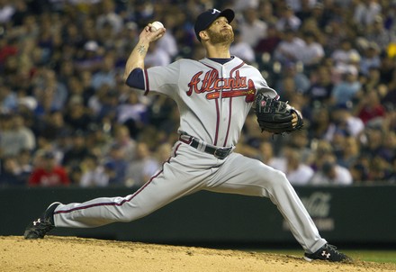 Atlanta Braves Starting Pitcher Tim Hudson Editorial Stock Photo ...