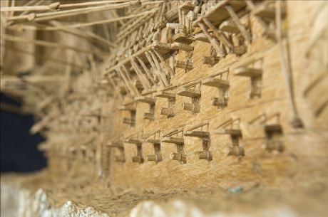 Model Hms Victory Carved Out Block Editorial Stock Photo - Stock Image ...