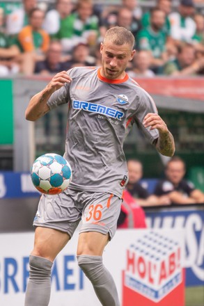 Felix Platte Sc Paderborn Controls Ball Editorial Stock Photo - Stock ...