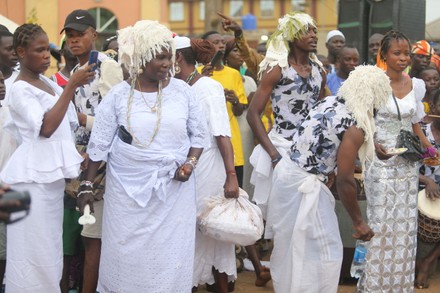 Traditional Religion Practitioners Attend Isese Day Editorial Stock ...