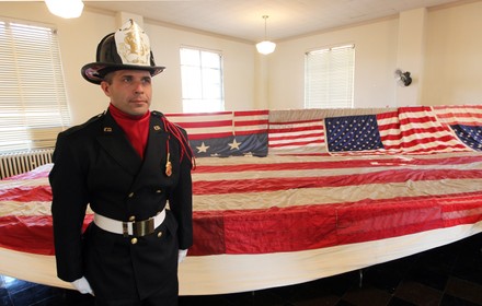 St Louis Firefighter Brian Hesse Stands Editorial Stock Photo - Stock ...