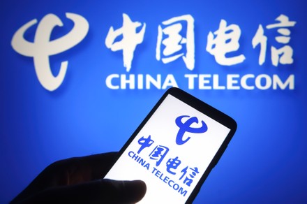 This Photo Illustration China Telecom Logo Editorial Stock Photo ...