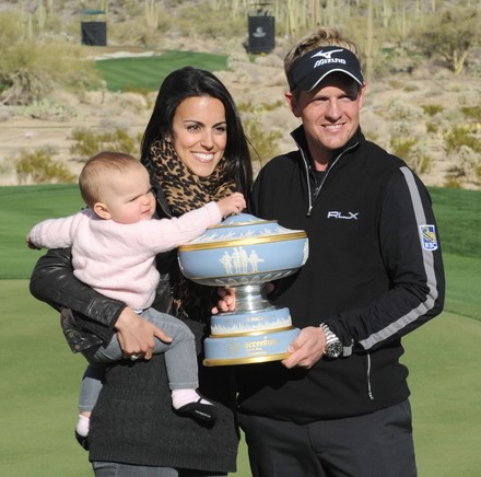 Luke Donald R England Holds Trophy Editorial Stock Photo - Stock Image ...